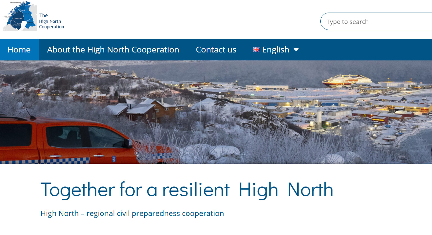 Home - High North - Regional civil preparedness cooperation